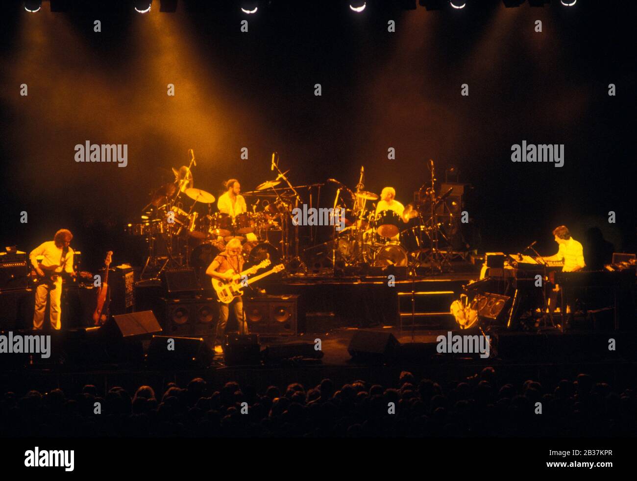 Genesis live concert in Munich Abacab tour 1982 Stock Photo - Alamy