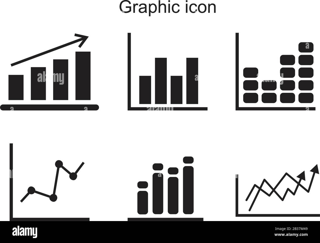 Graphic icon template black color editable. Graphic icon symbol Flat ...
