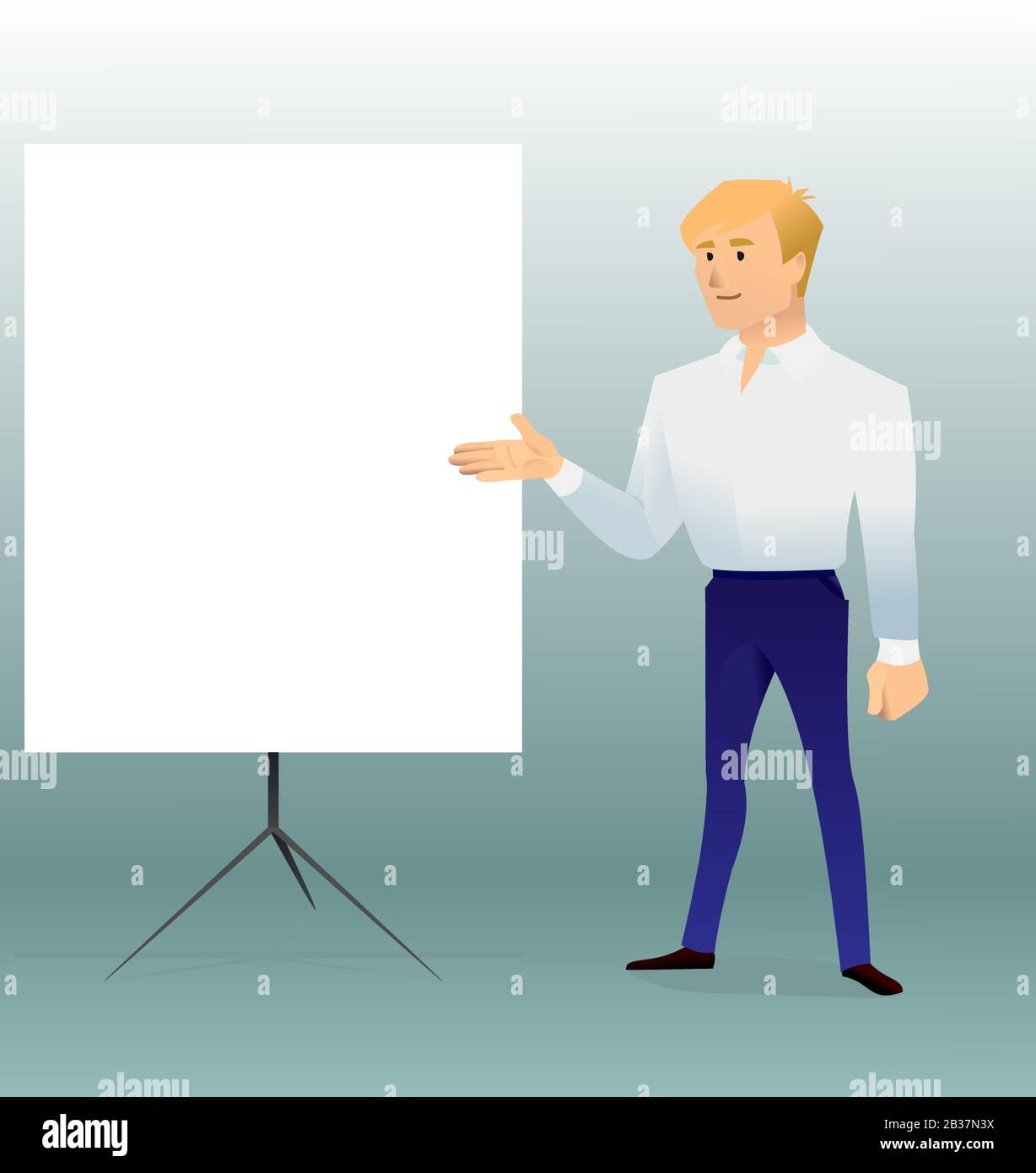 University lecturer giving lecture Stock Vector Images - Alamy