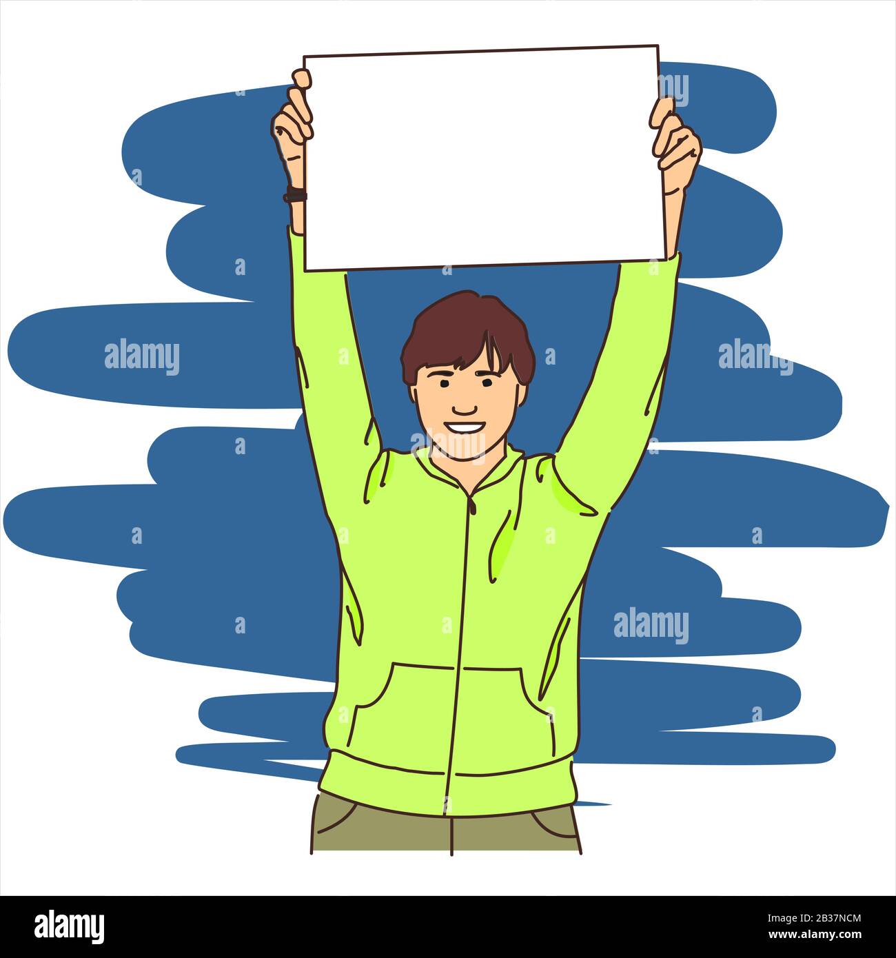 Both hands outstretched Stock Vector Images - Alamy