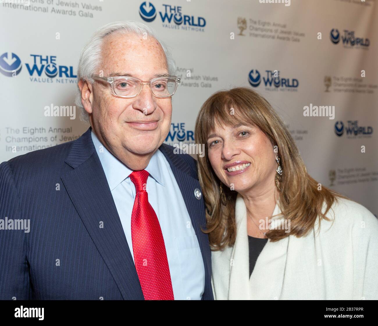 New York, NY - March 3, 2020: Ambassador David Friedman and Tammy ...