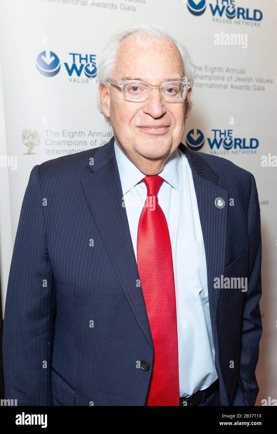 New York, NY - March 3, 2020: Ambassador David Friedman attends 8th ... New York, NY - March 3, 2020: Ambassador David Friedman attends 8th ...