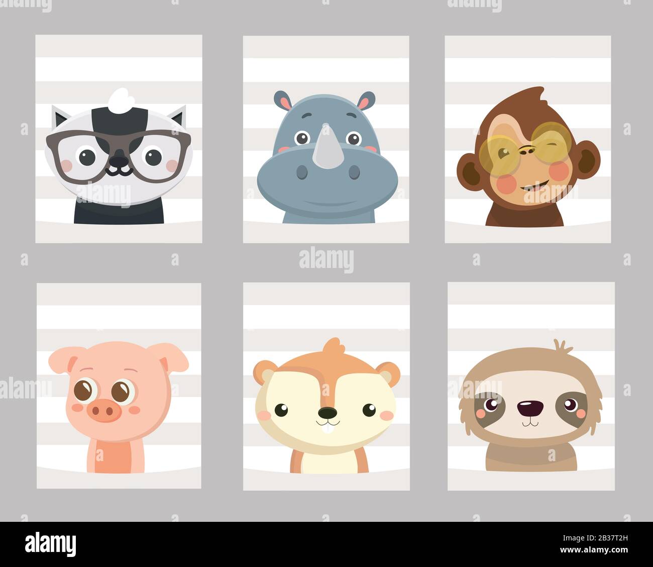 Animated Animal Posters
