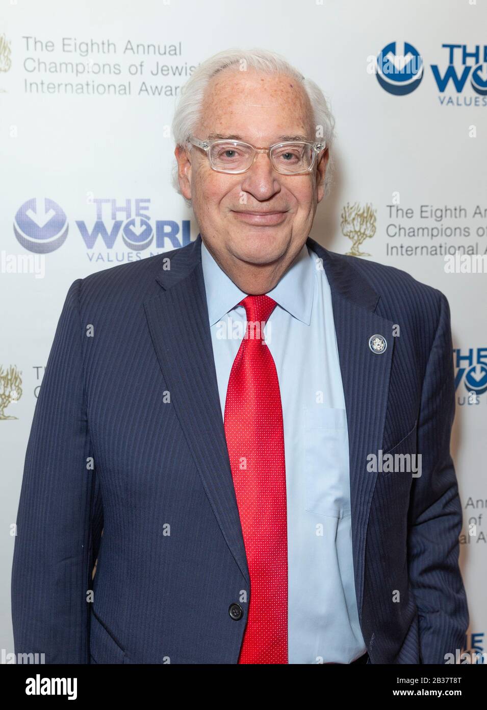 New York, NY - March 3, 2020: Ambassador David Friedman attends 8th ... New York, NY - March 3, 2020: Ambassador David Friedman attends 8th ...