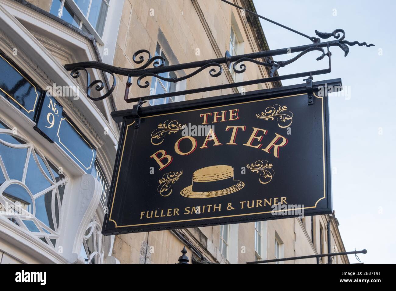 The Boater riverside pub on Argyle Street in Bath, Somerset Stock Photo ...