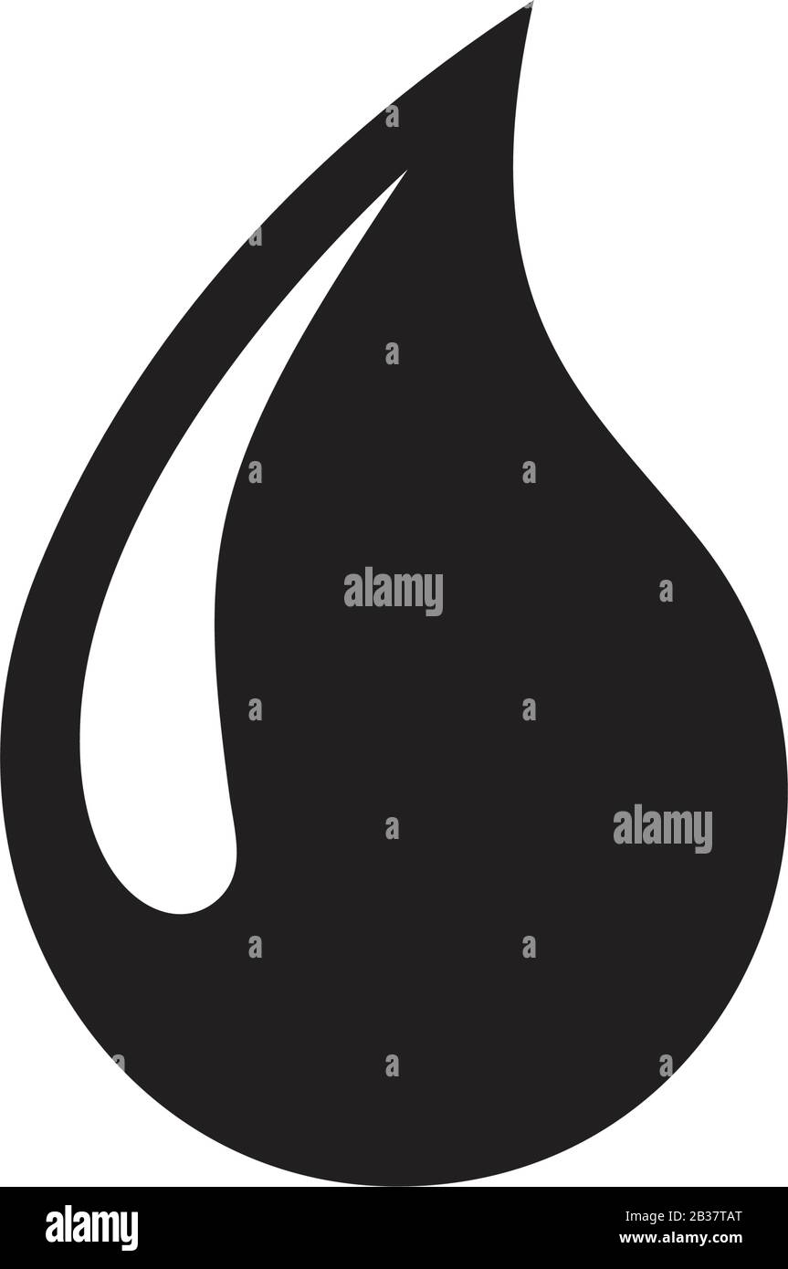 Black drop icon template black color editable. Black drop icon symbol ...
