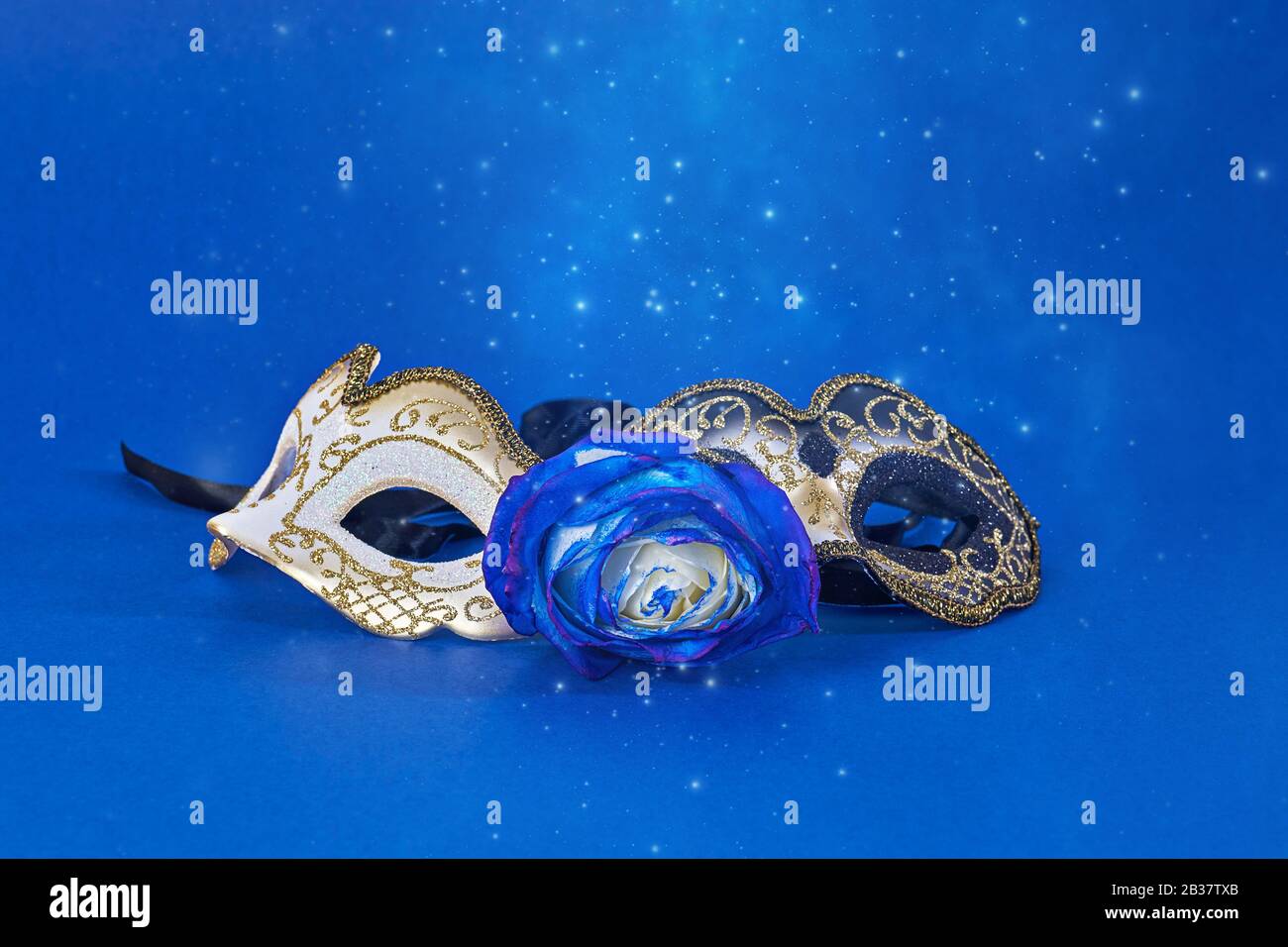 Blue Masquerade Ball Decorations