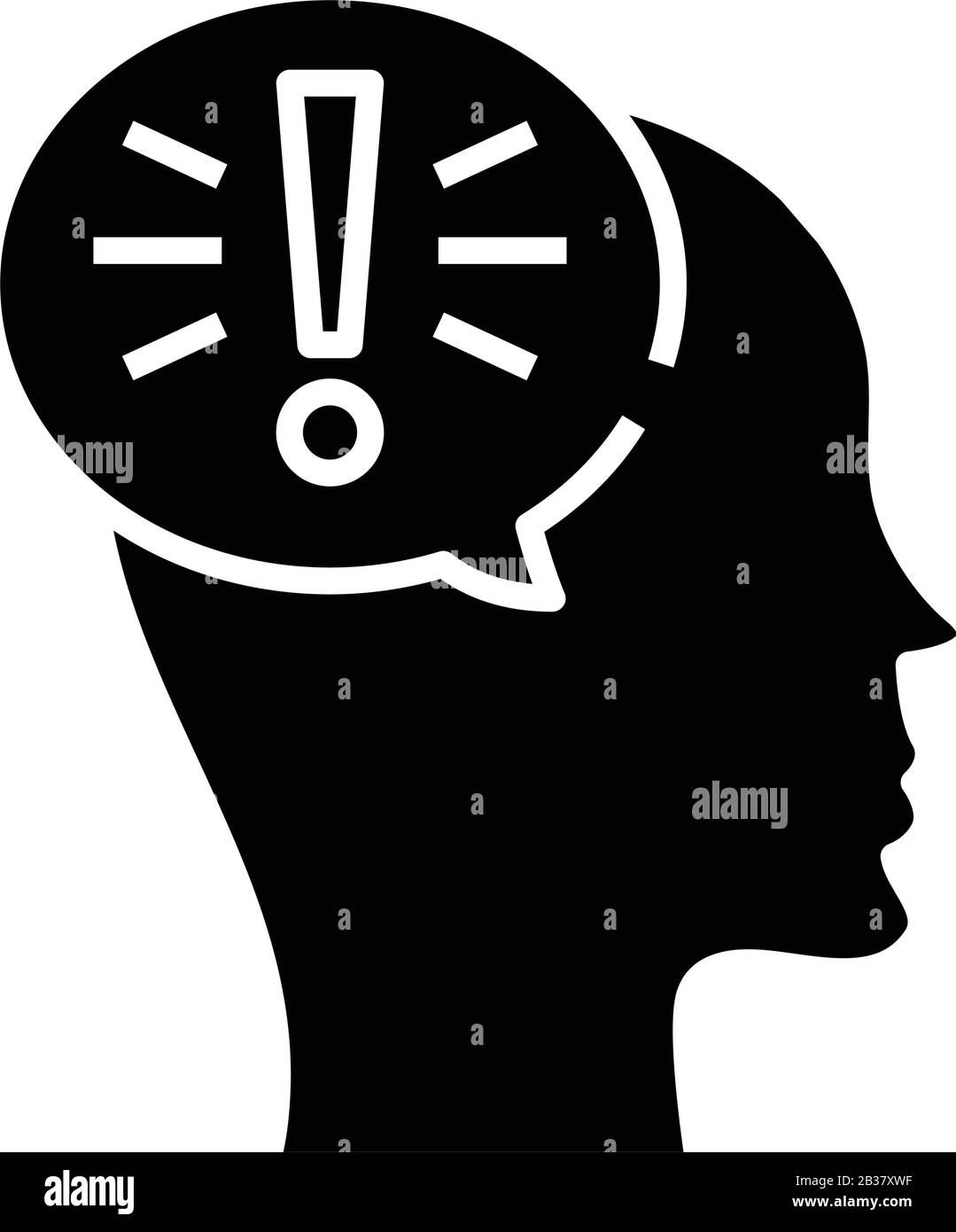 New solution black icon, concept illustration, vector flat symbol ...