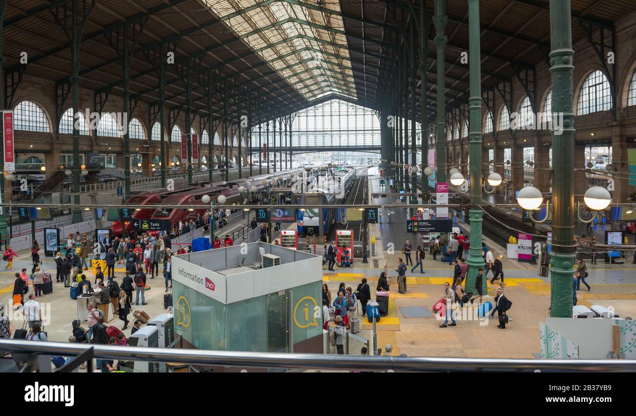 Gare du nord station hi-res stock photography and images - Alamy