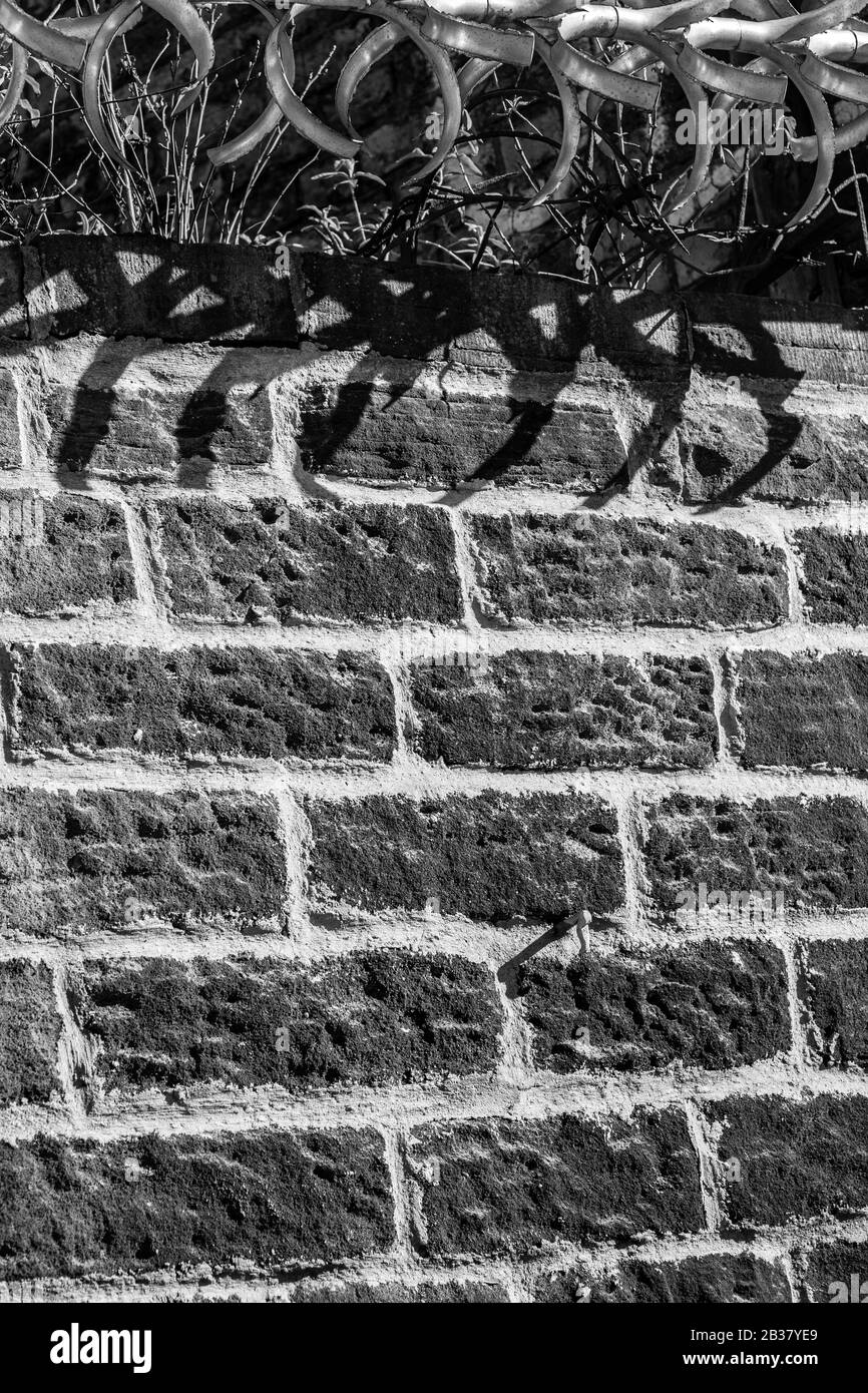 Stone wall and barrier Stock Photo - Alamy