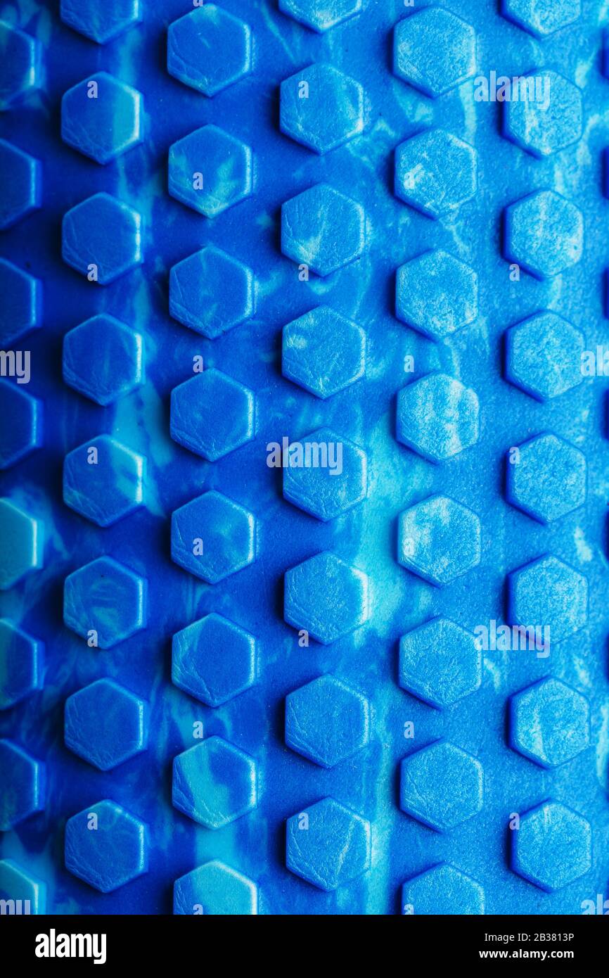 Abstract blue texture with hexagonal cells the Entire screen as the ...