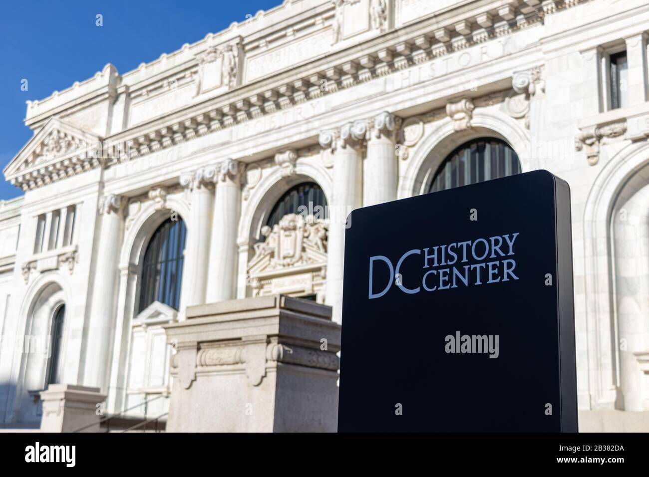 Dc history center sign hi-res stock photography and images - Alamy