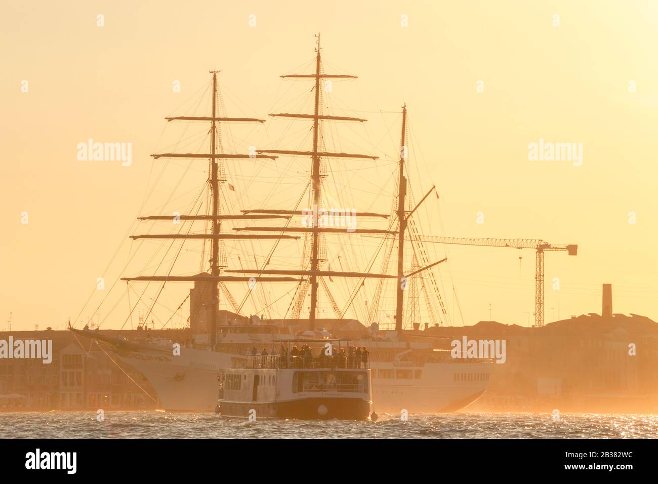 cruise ship "Star Clipper", Venice, Veneto, Italy Stock Photo - Alamy