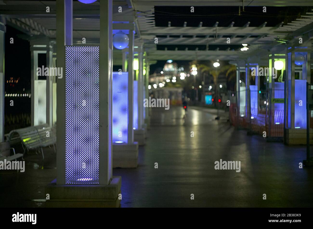 Nice night city detail Stock Photo - Alamy
