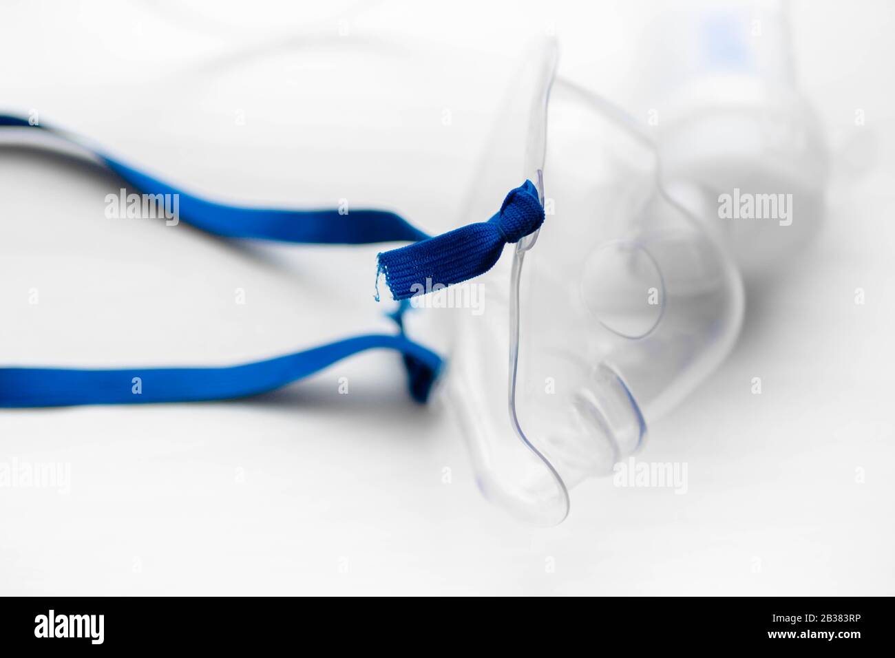 Ultrasonic inhaler or nebulizer on white background. Respiratory ...