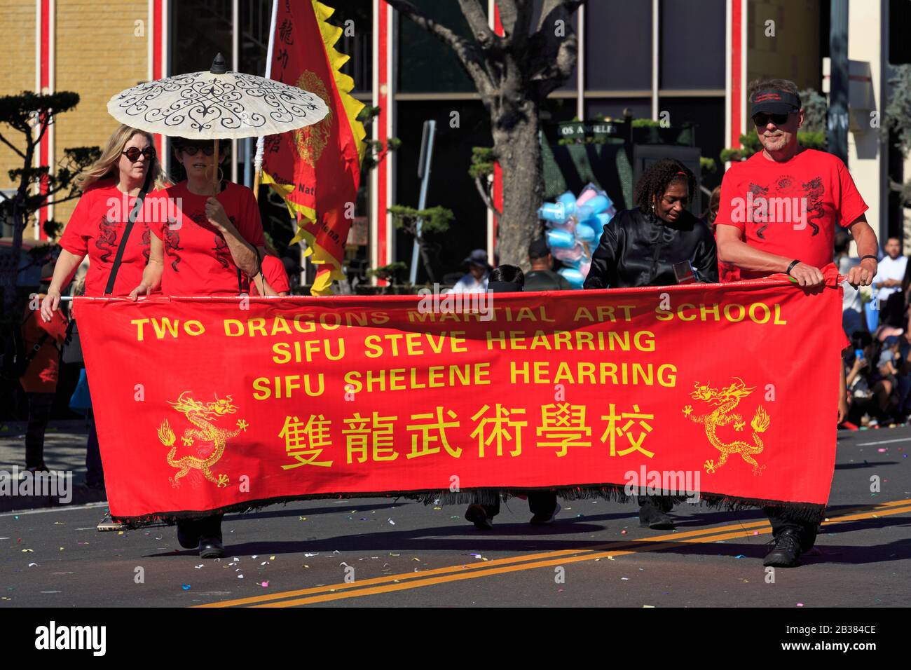 Golden Dragon Parade, Chinatown, Los Angeles, California, USA Stock ...