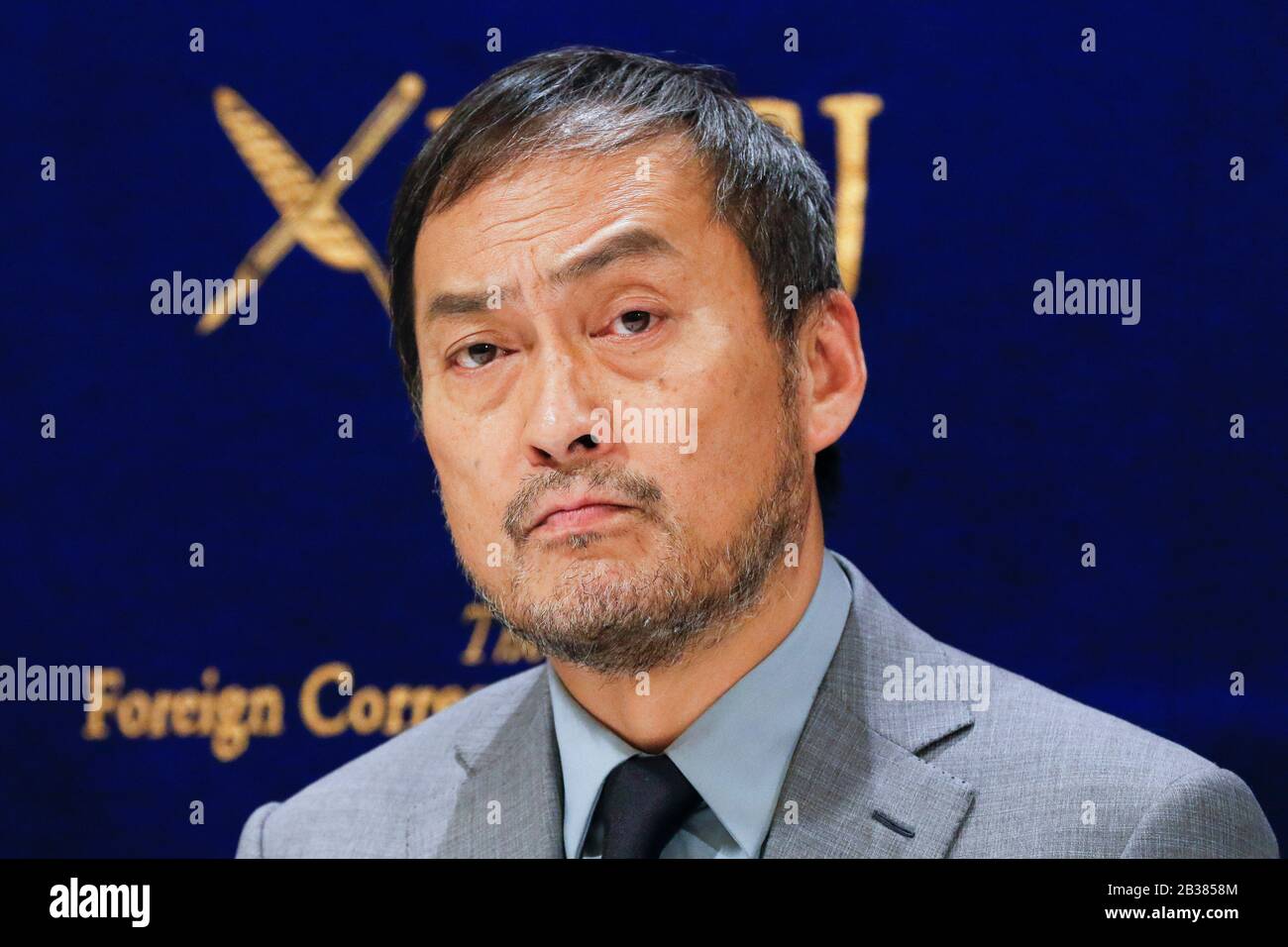 March 4, 2020, Tokyo, Japan: Japanese actor Ken Watanabe attends a Q&A ...