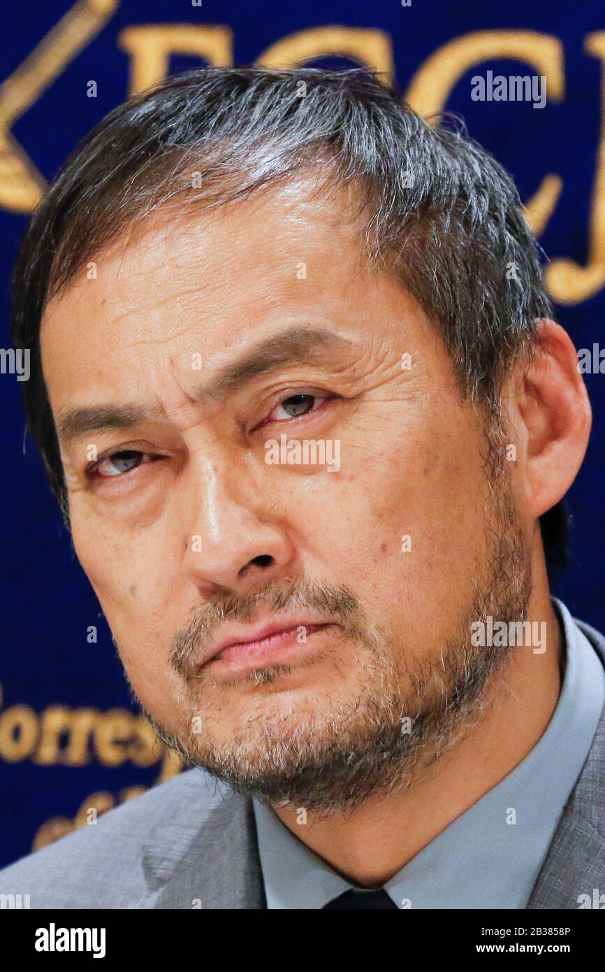 March 4, 2020, Tokyo, Japan: Japanese actor Ken Watanabe attends a Q&A ...