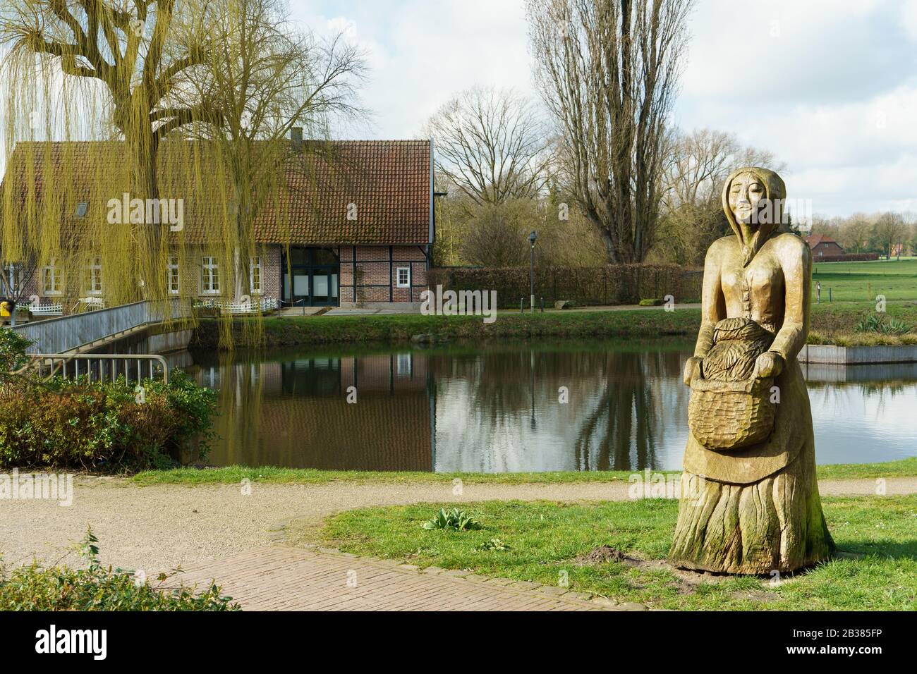 the german village of raesfeld Stock Photo - Alamy