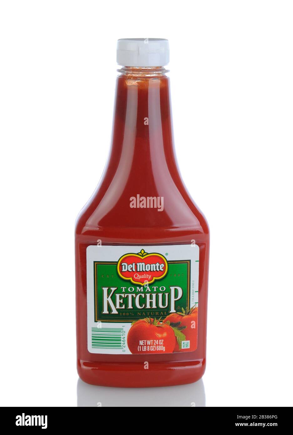 IRVINE, CA - January 11, 2013: Photo of a 24 ounce bottle of Del Monte ...