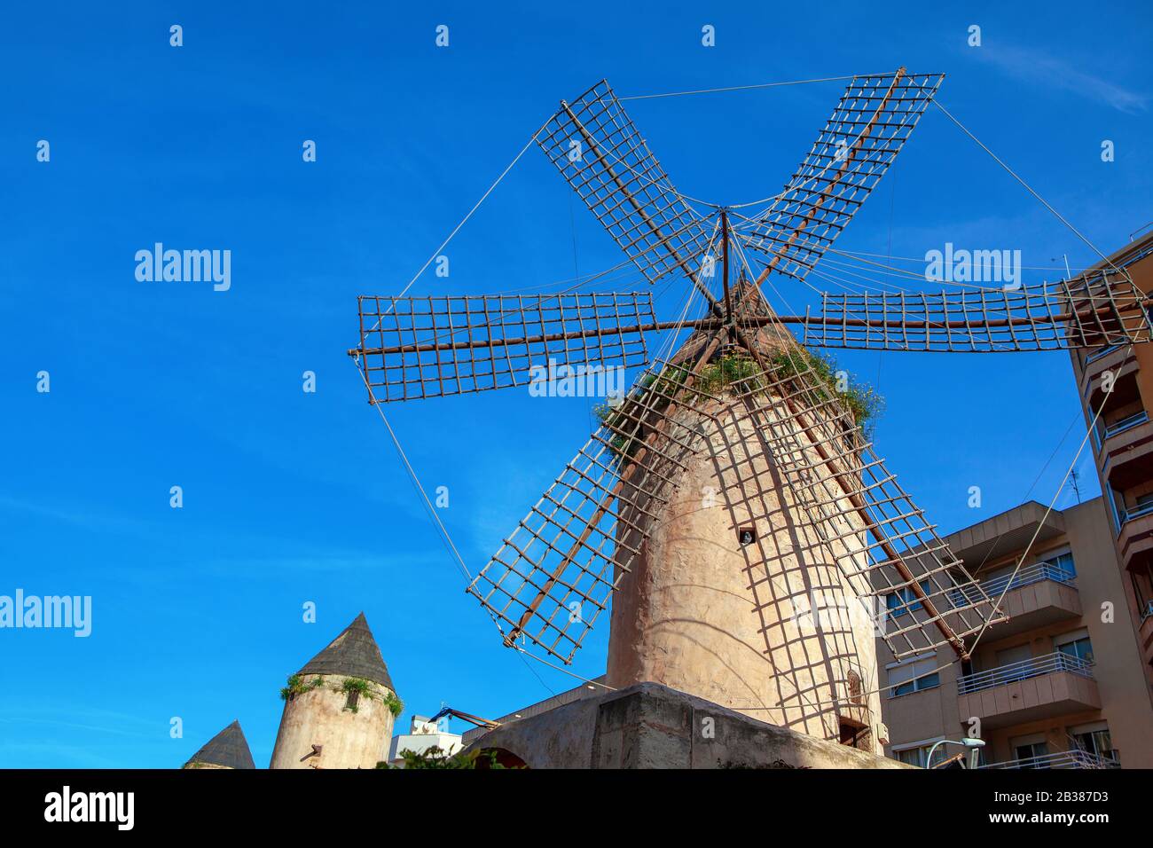 old mill of medieval town Stock Photo - Alamy
