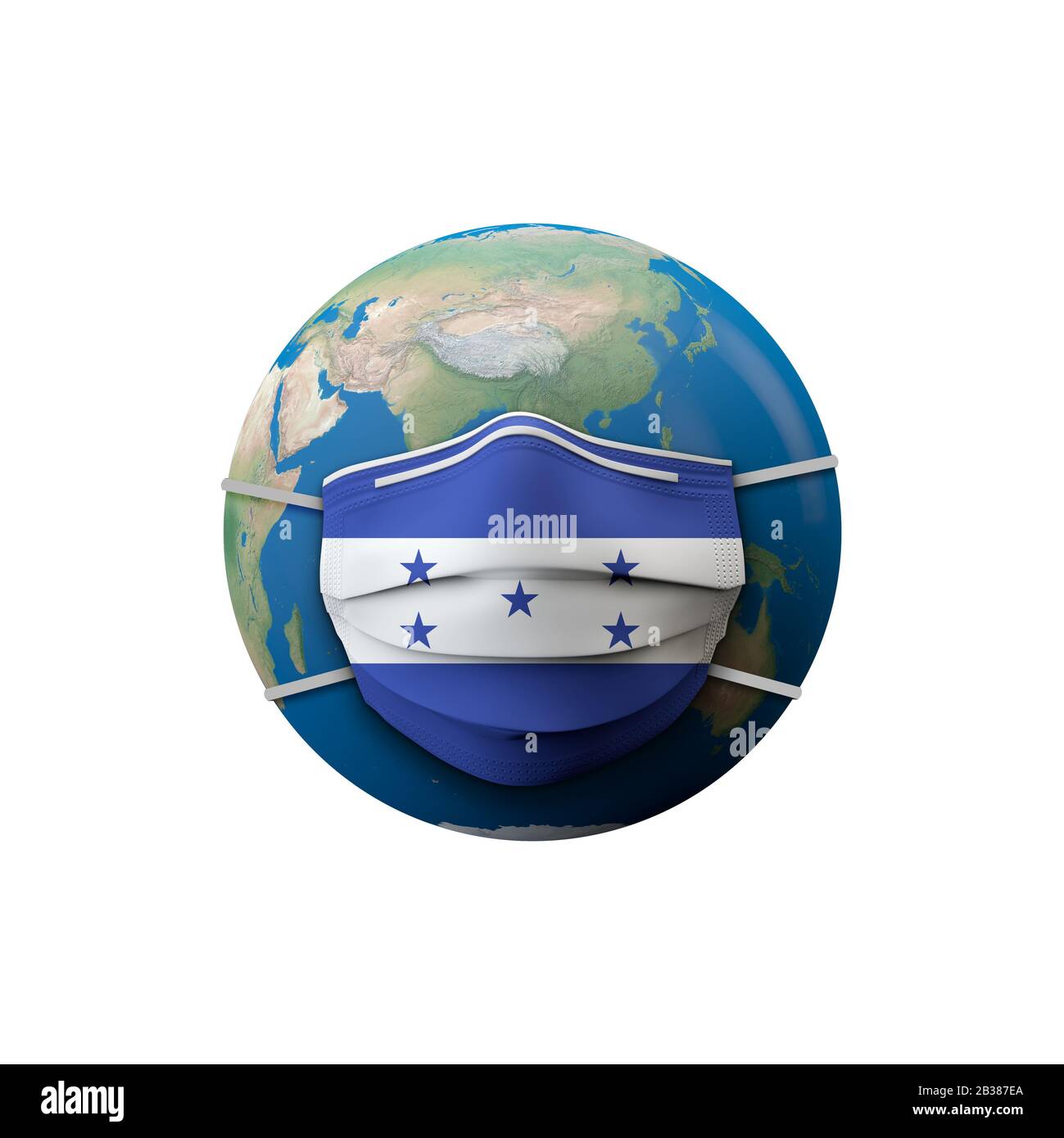 Honduras 3d flag Cut Out Stock Images & Pictures - Alamy