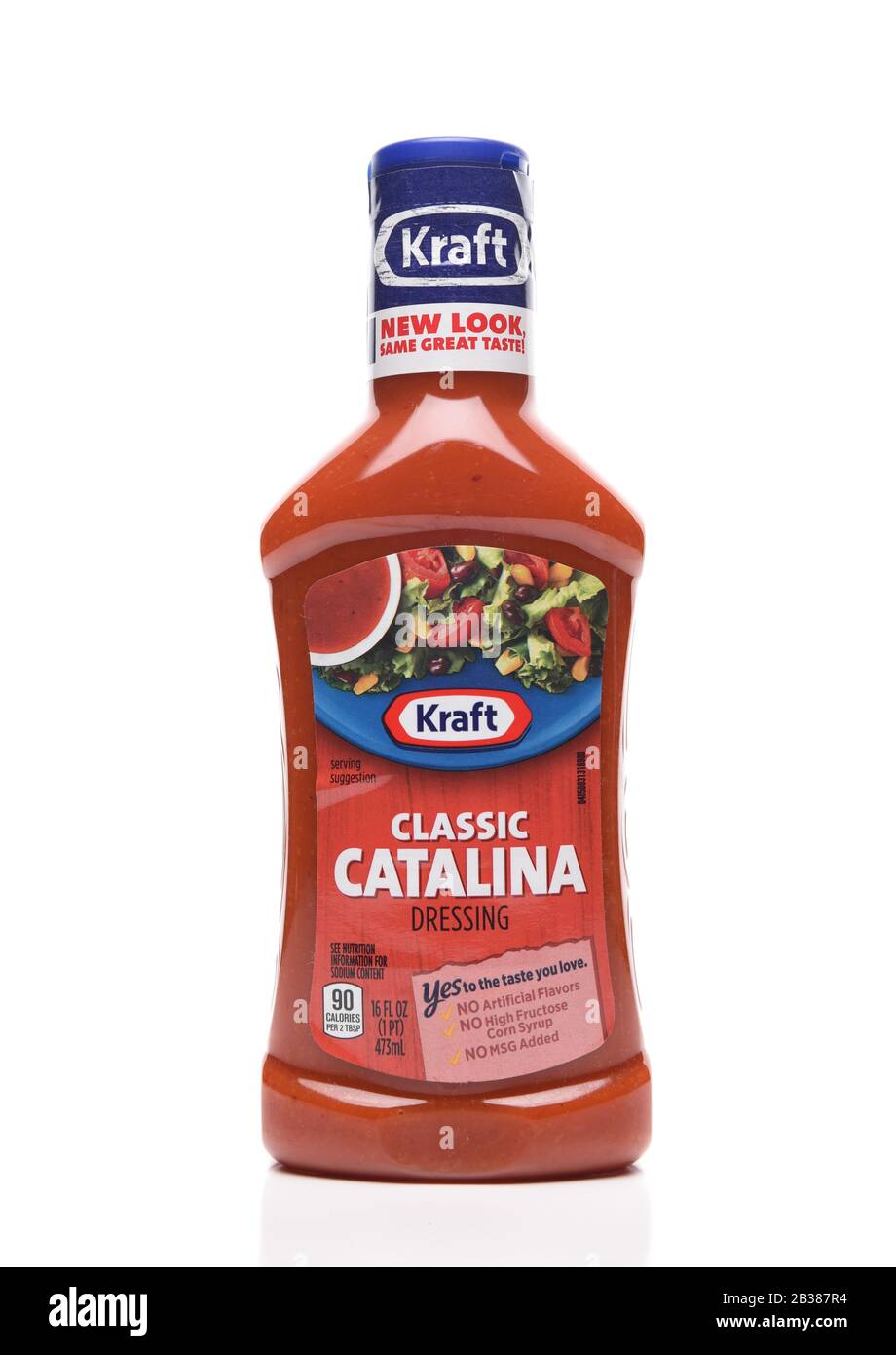 IRVINE, CALIFORNIA - AUGUST 30, 2019: A bottle of Kraft Classic ...