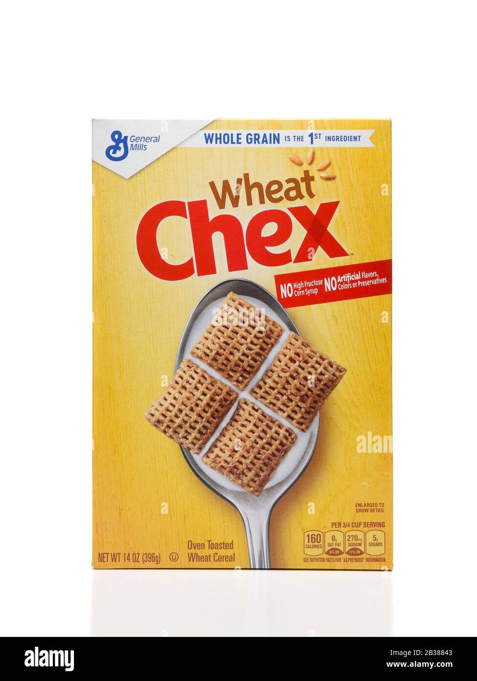 IRVINE, CALIFORNIA - AUGUST 30, 2019: A box of Wheat Chex breakfast ...