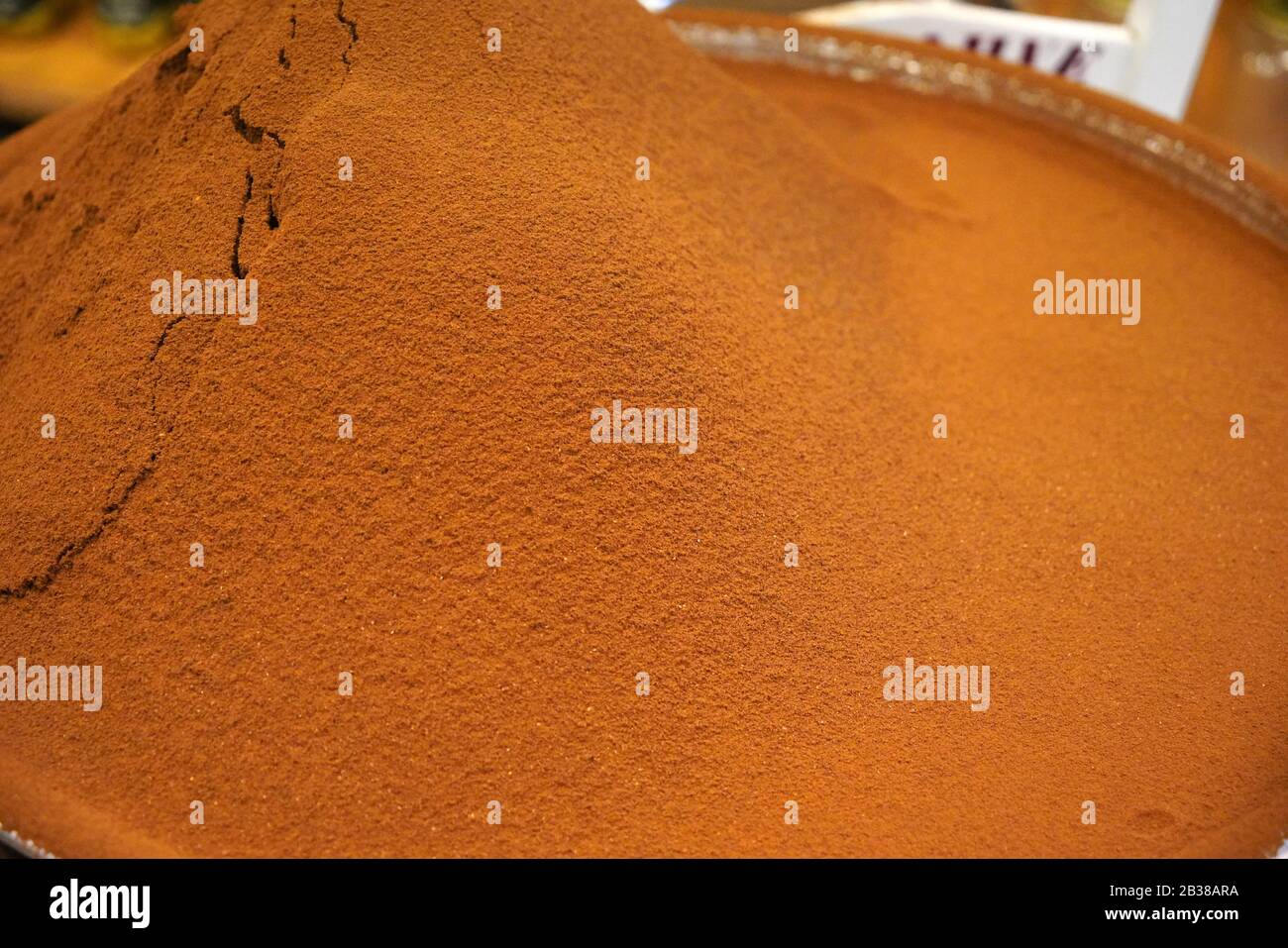 Turkish style man pouring coffee. Ground Coffee. Powder bean coffee ...