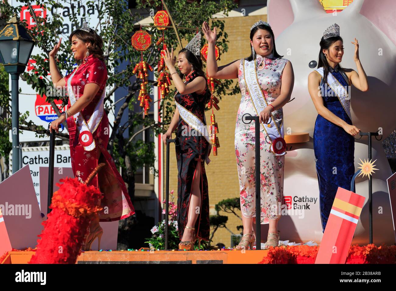 Golden Dragon Parade, Chinatown, Los Angeles, California, USA Stock ...