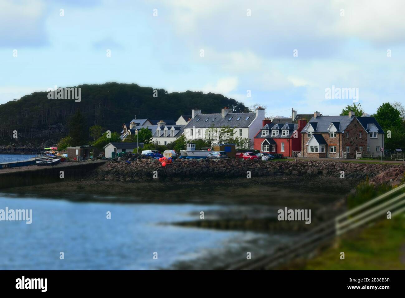 View of Shieldaig in Scotland Stock Photo - Alamy