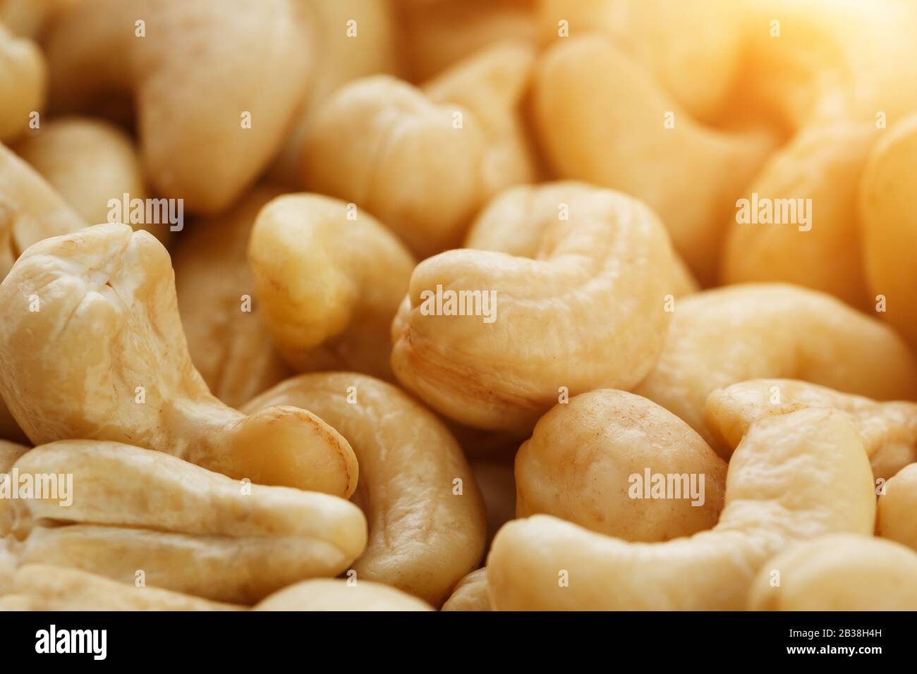 Organic Cashew with no shell on a background Stock Photo - Alamy