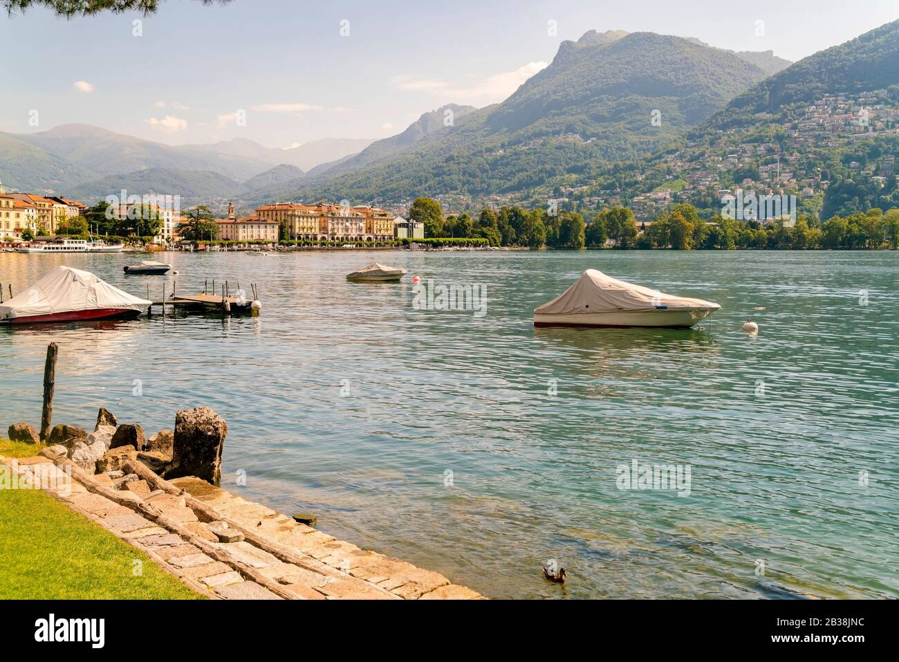 Lugano panoramic view hi-res stock photography and images - Alamy