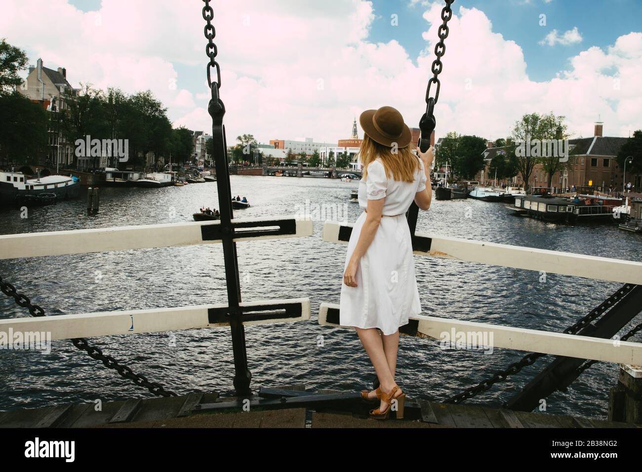 Person on bridge holland hi-res stock photography and images - Alamy