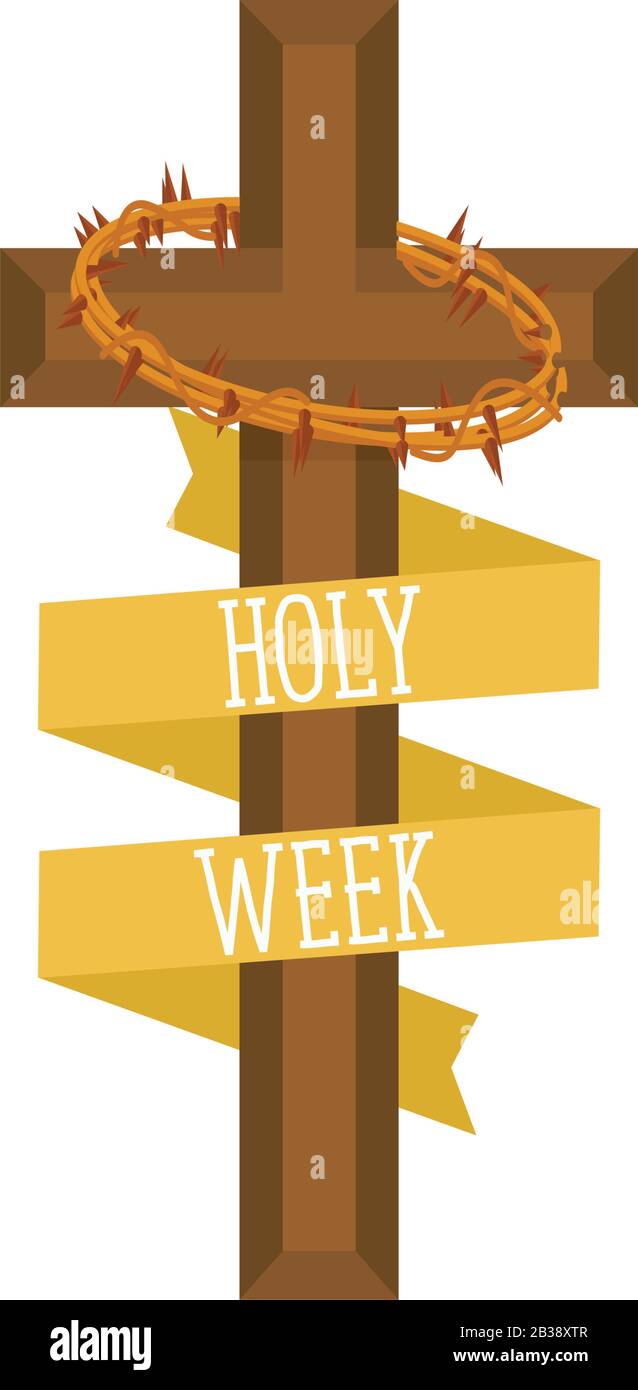 Holy week illustration Stock Vector Image & Art - Alamy