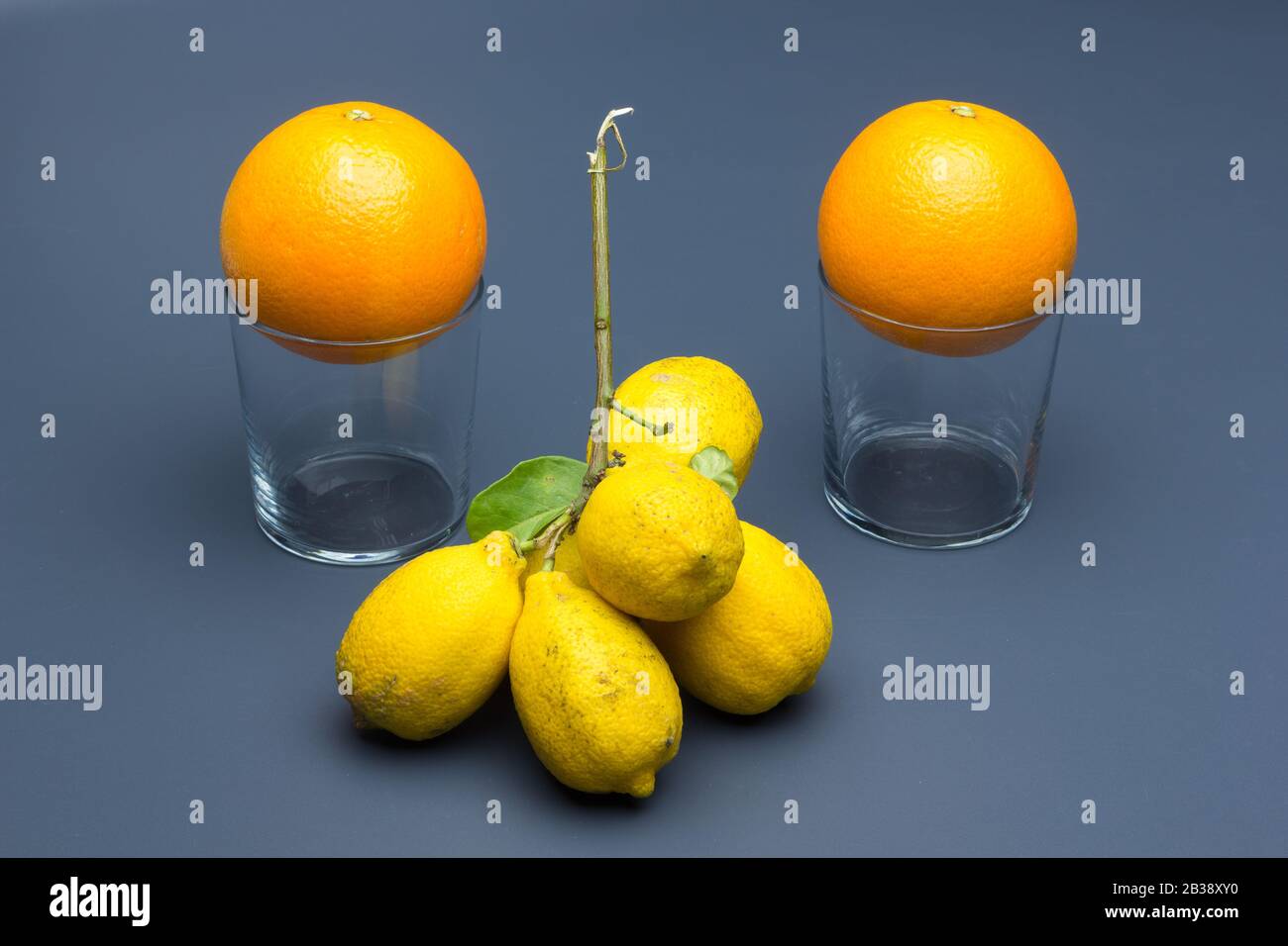 Citrus fruits, oranges and lemons, orange peel oranges and lemon peel ...
