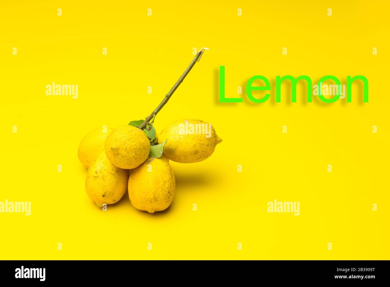 Lemon is a citrus fruit with yellow skin, with an acidic flavor from ...