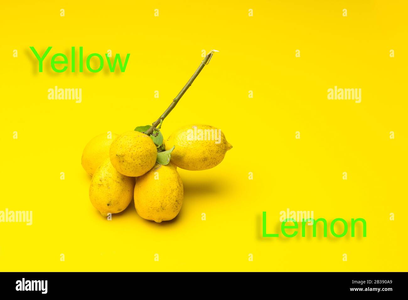 Lemon is a citrus fruit with yellow skin, with an acidic flavor from ...