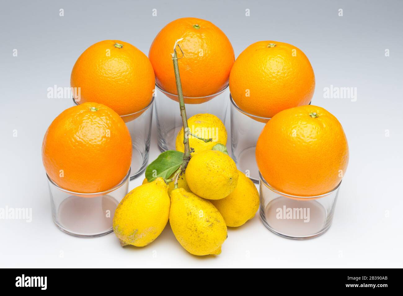 Citrus fruits, oranges and lemons, orange peel oranges and lemon peel ...