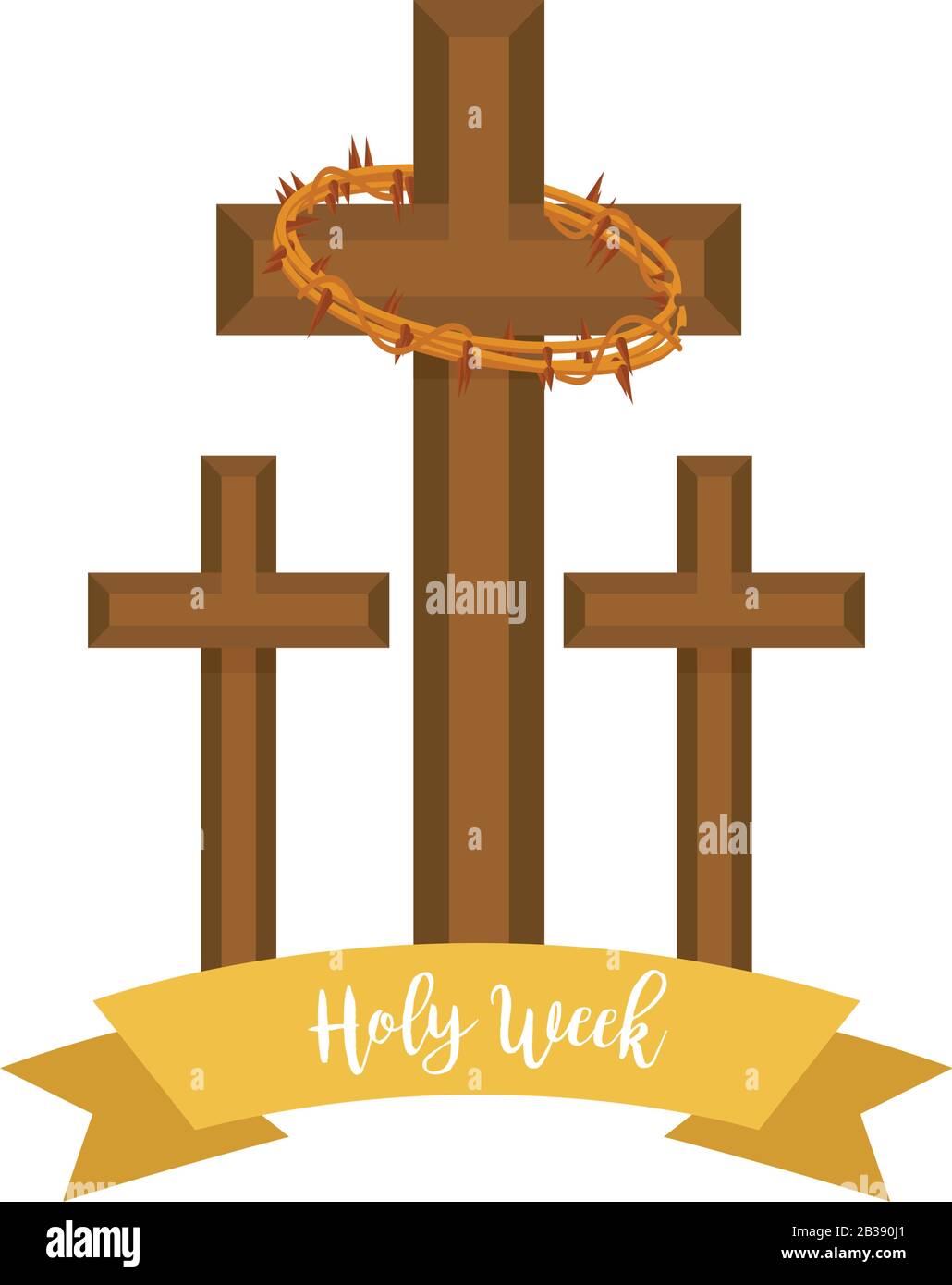 Holy week illustration Stock Vector Image & Art - Alamy