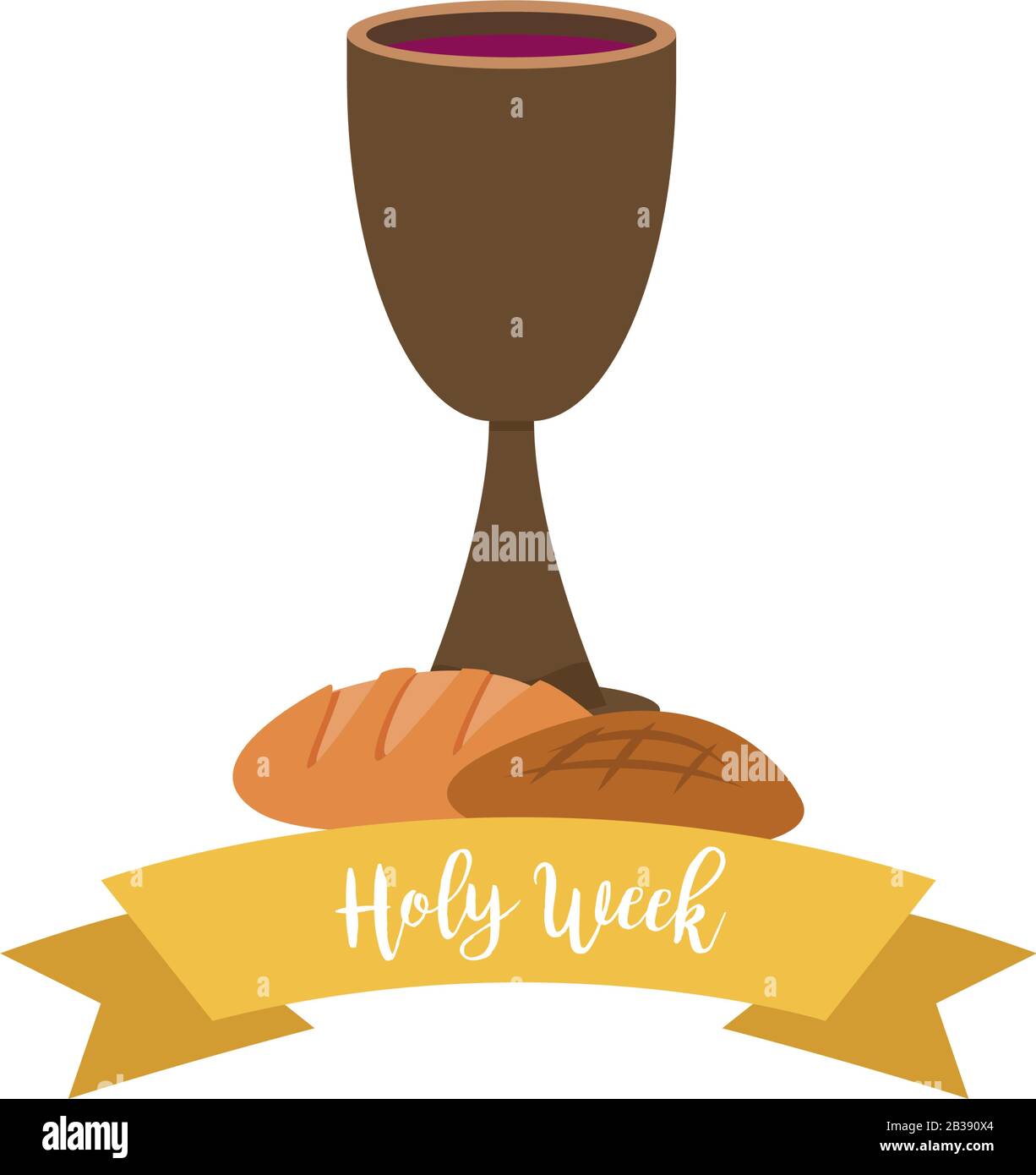 Holy week illustration Stock Vector Image & Art - Alamy