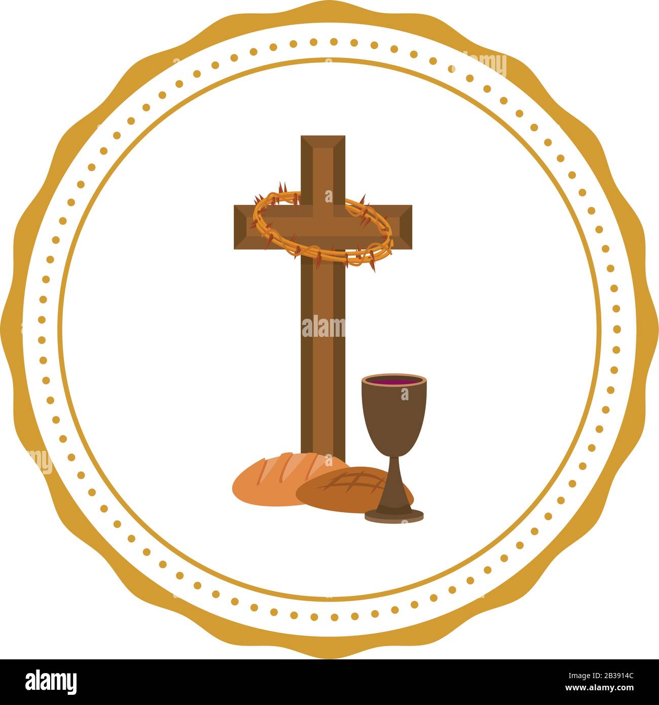 Holy week label Stock Vector Image & Art - Alamy