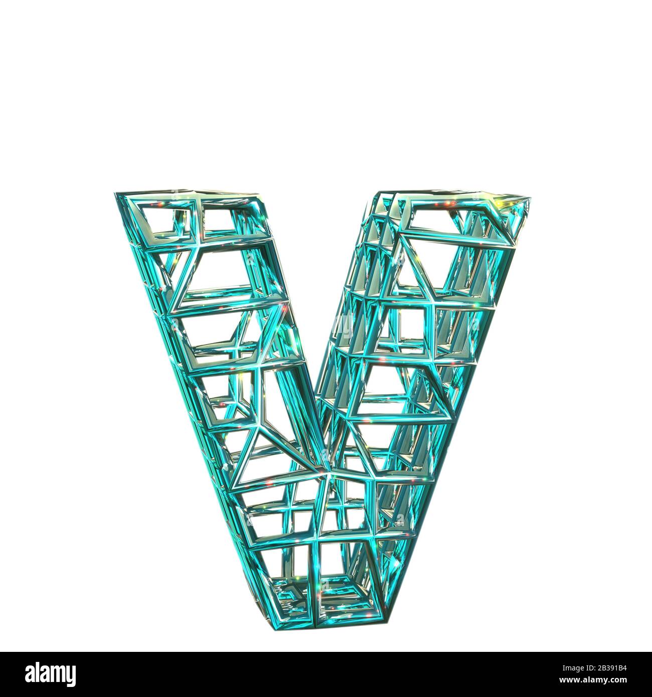 Lowercase V English Letter V Capital Lowercase V Stock Illustration