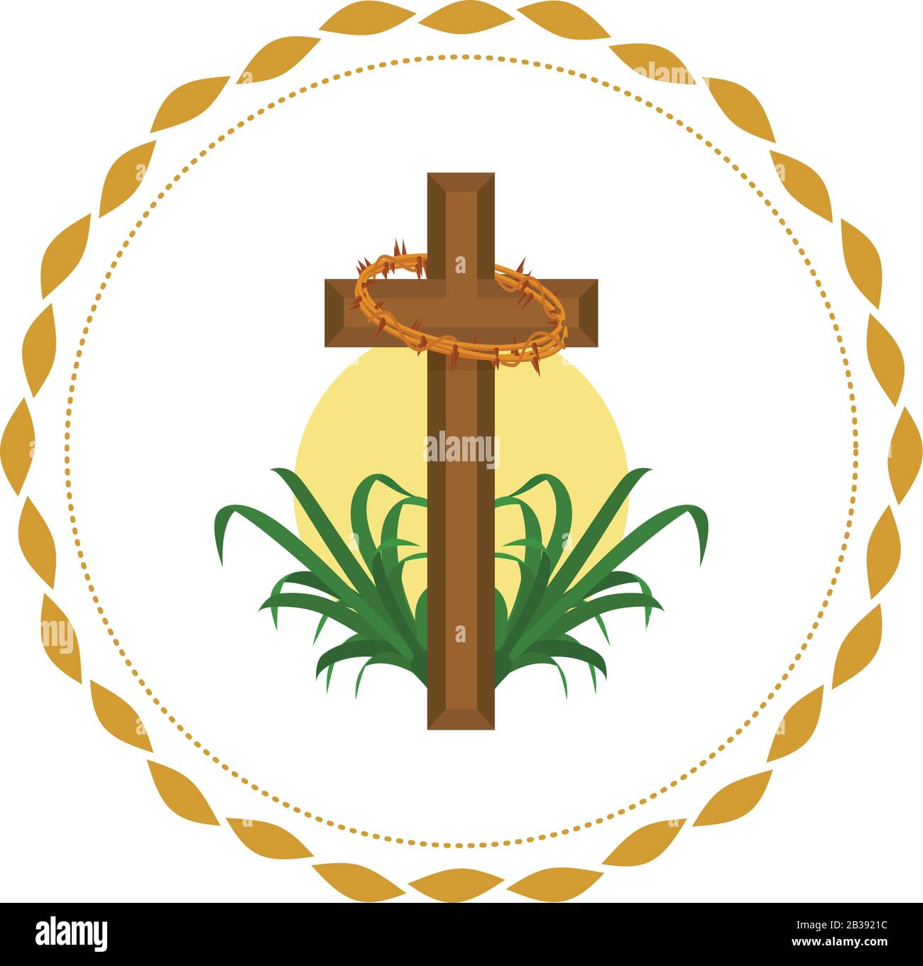 Holy week label Stock Vector Image & Art - Alamy