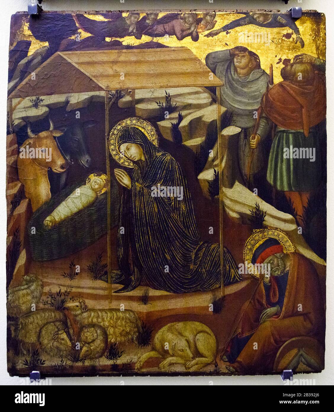 Italy Lombardy Milan Brera Art Gallery - Barnaba da Modena - Adoration ...