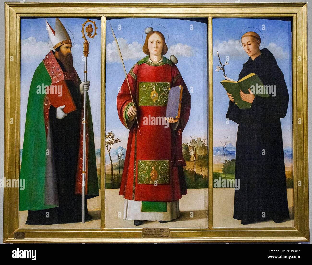 Italy Lombardy Milan Brera Art Gallery - Francesco Bissolo - Saint ...