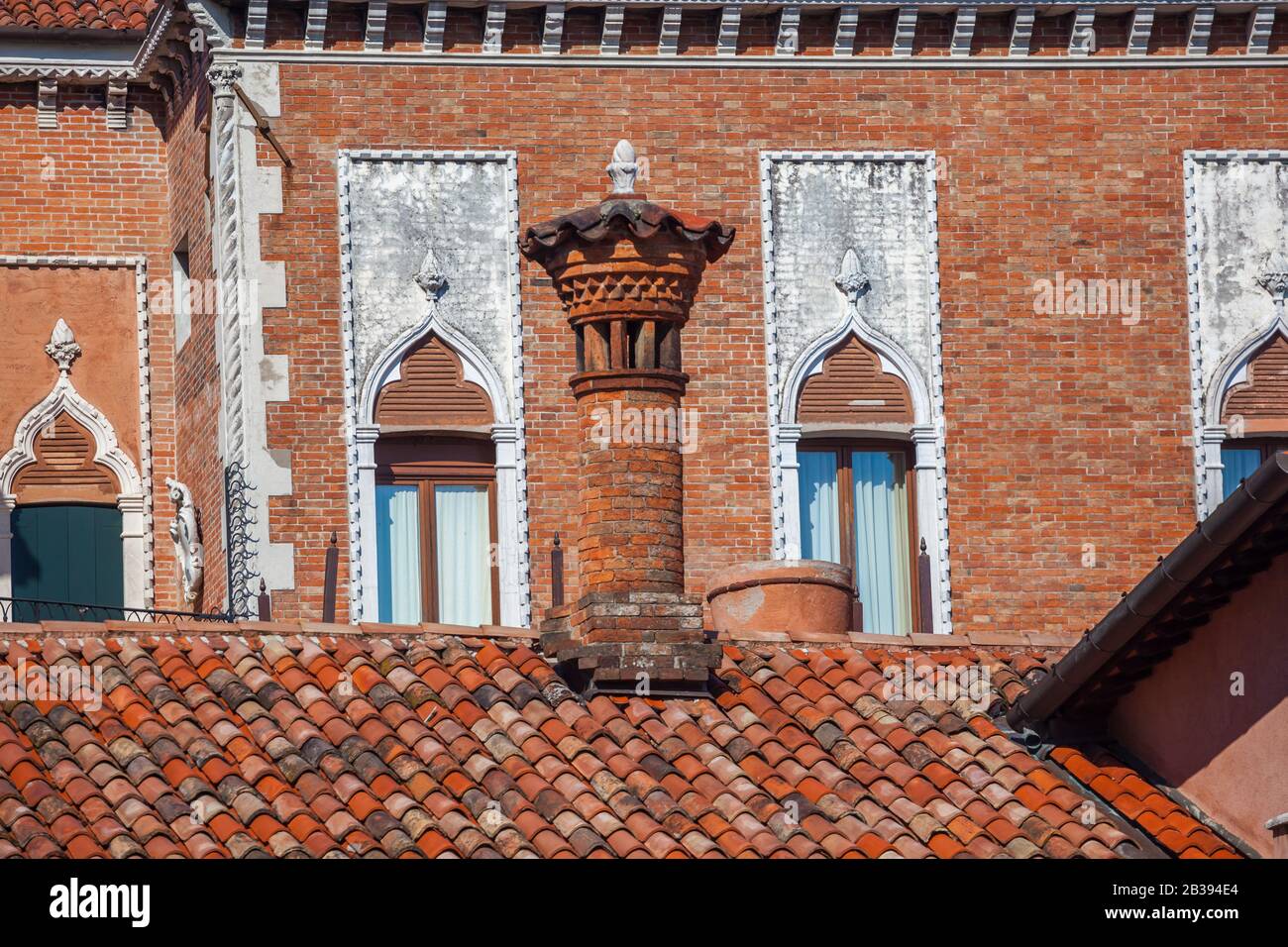 Chimneys of venice hi-res stock photography and images - Alamy