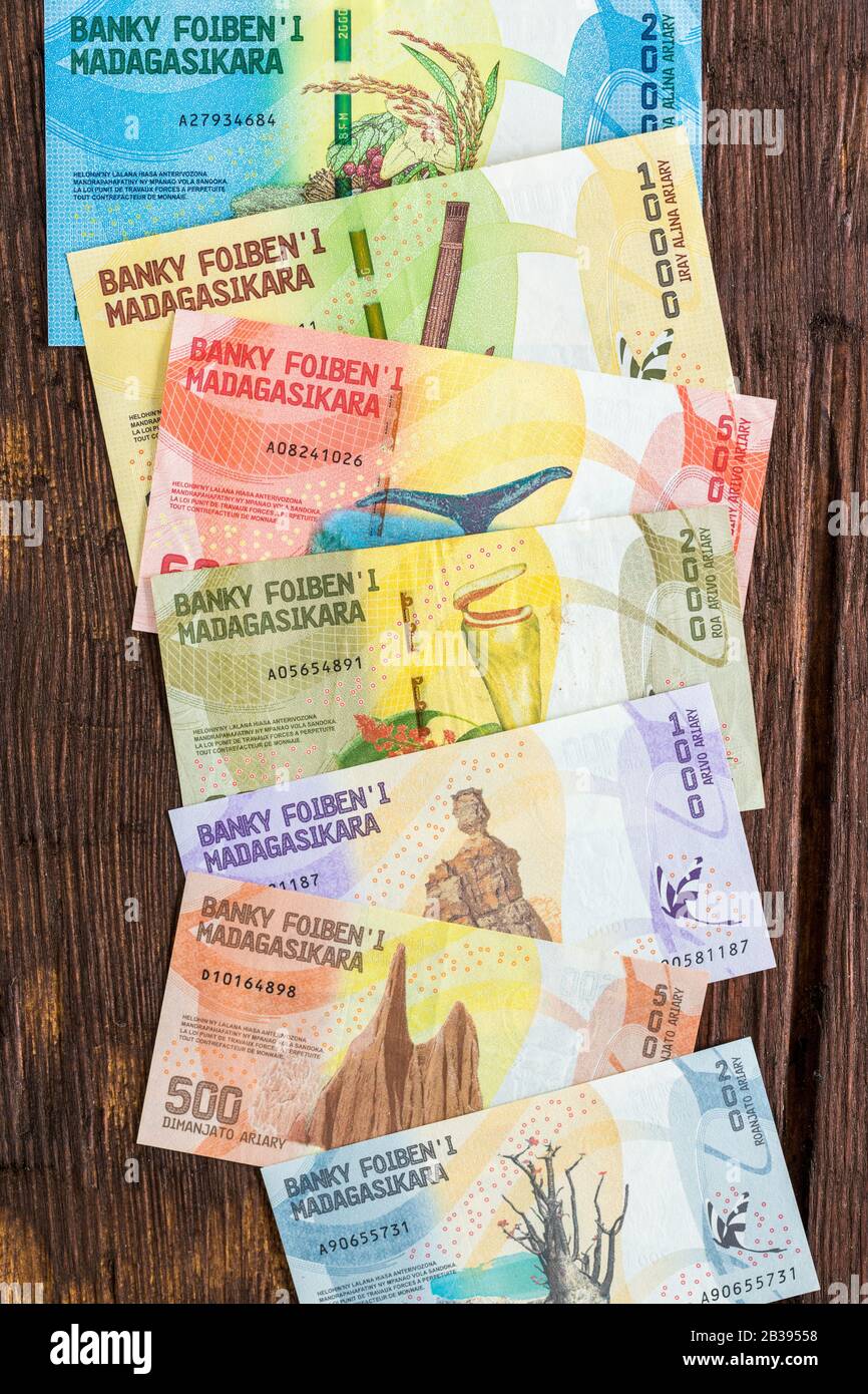 Madagascar bank note hi-res stock photography and images - Alamy