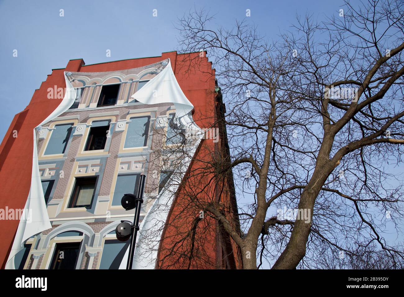City Landscape - Gooderham Building - iconic building with a mural ...