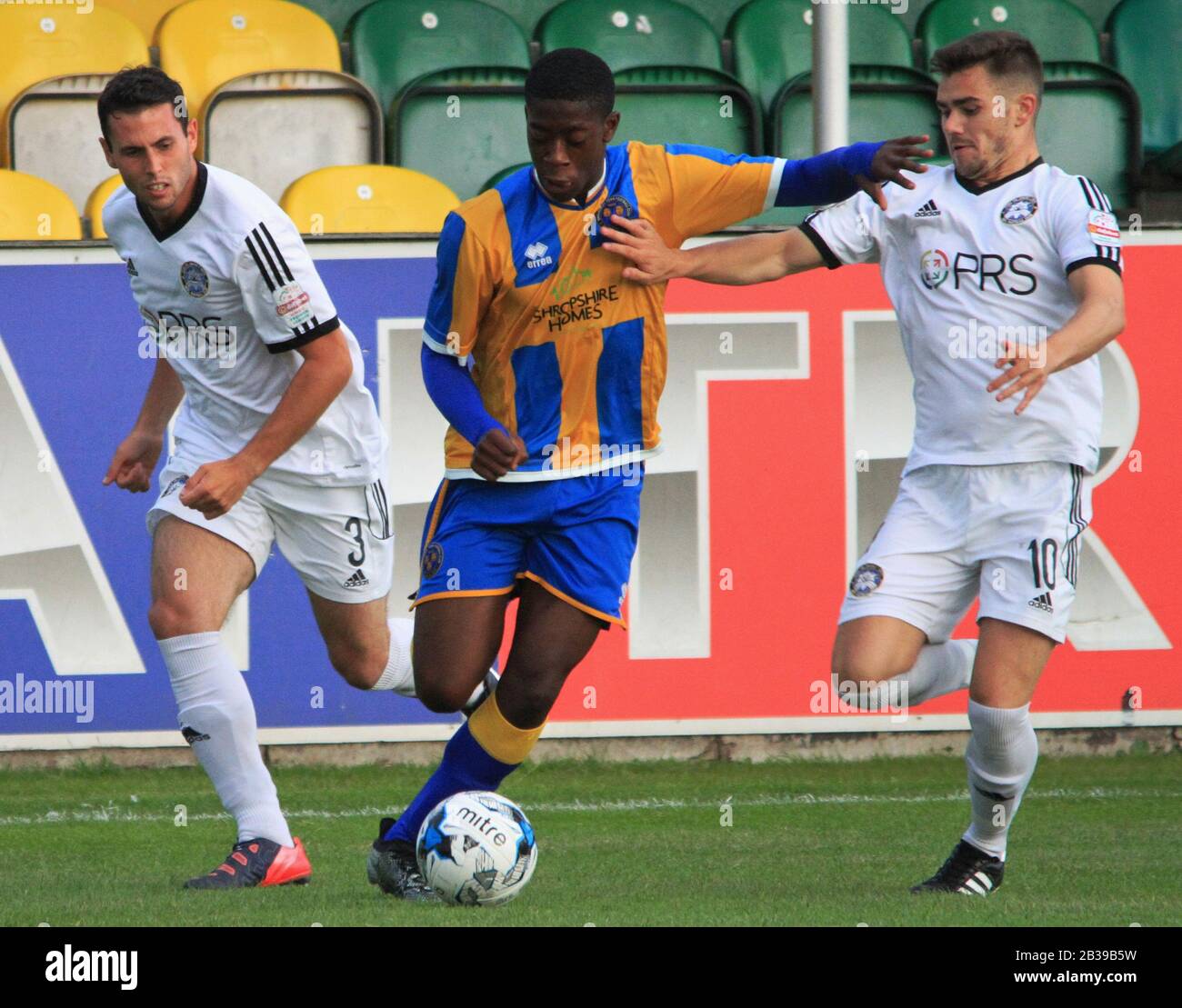 Rhyl fc versus wba and Shrewsbury u23s credit Ian Fairbrother/Alamy ...